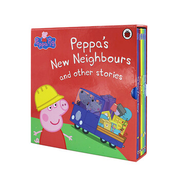 小猪佩奇 英文原版童书  Peppa Pig 精装5册套装 佩奇的新邻居 进口原版