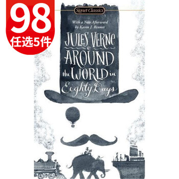 八十天环游地球 英文原版小说  Around the World in Eighty Days (S