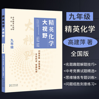 精英大视野九年级化学上下册 初中化学解题技巧刻意练习 黄东坡学科精英新方新思维奥数竞赛联赛拔尖特训