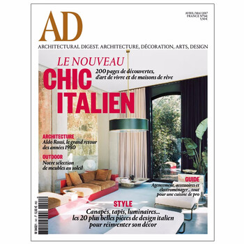 【包邮】【订阅】Architectural Digest 法国法文原版AD 建筑与室内设计杂志 年订6期