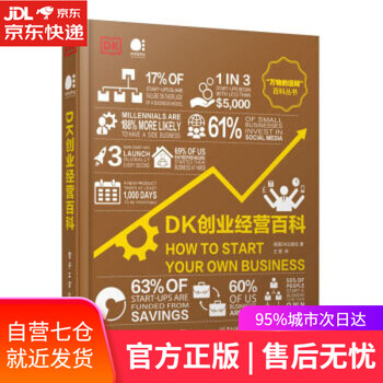 【正版图书】DK创业经营百科（全彩） 英国DK出版社著,王晋 译 电子工业出版社 9787121428227
