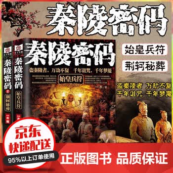 秦陵密码全2册始皇兵符+荆轲秘葬盗墓悬疑推理恐怖惊悚小说书籍 可搭天下霸唱 鬼吹灯书籍