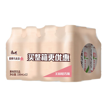【康师傅 蜜桃乌龙茶】康师傅 蜜桃乌龙茶330ml*12瓶 小瓶整箱装 水果味茶饮料饮品 冰爽一夏【行情 报价 价格 评测】-京东