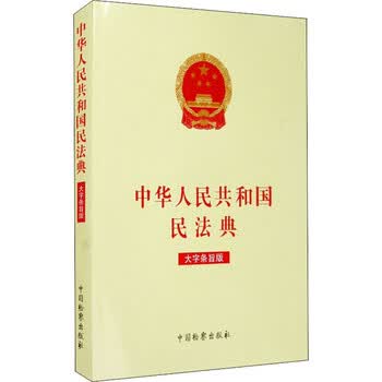 中华人民共和国民法典 大字条旨版