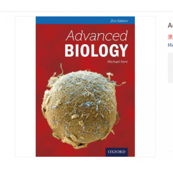 现货【牛津教材原版】Advanced Science Biology Student Book科