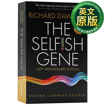 自私的基因 英文原版 the selfish gene 40周年纪念版 生物科学