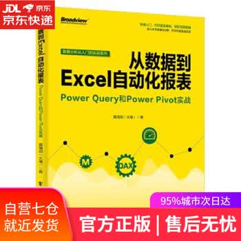 【正版图书】从数据到Excel自动化报表:Power Query和Power Pivot实战 黄海剑(大海) 电