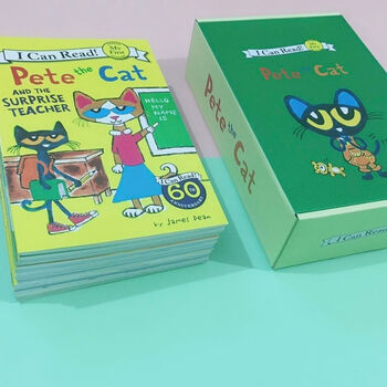 点读彩盒版外教音频版皮特猫全24册支持小达人卡米点读笔