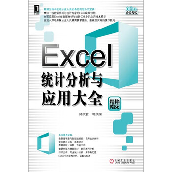 Excel统计分析与应用大全[按需印刷]3801718