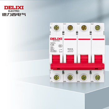 【德力西电气DZ47s C型 4P 25A】德力西电气空开微型断路器空气开关家用DZ47s 4P 25A【行情 报价 价格 评测】-京东