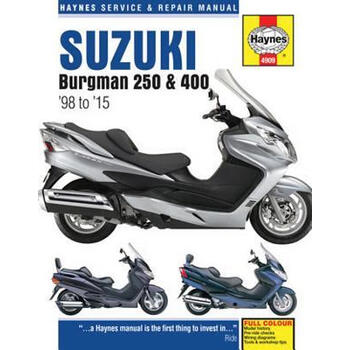 Suzuki Burgman 250 & 400 '98 to '15