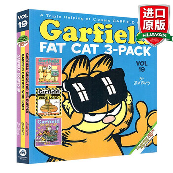 Garfield Fat Cat 3 Pack 19 英文原版 加菲猫漫画三合一合订本19 英文版