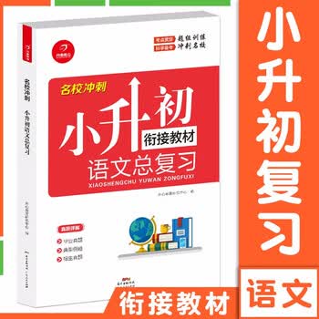 2021新版包邮 名校冲刺小升初语文数学英语总复习小升初衔接教材 小学升初中教材同步辅导知识资料真题 小升初语文总复习