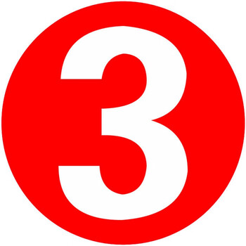 12圆形数字贴纸号码贴编号贴桌号贴门牌贴贴标号贴顺序贴 红底白字 尺寸数字定制先联系【图片 价格 品牌 报价】-京东