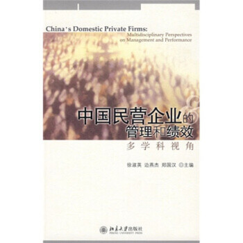 正版中国民营企业的管理和绩效：多学科视角北京大学出版社