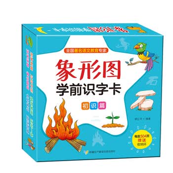 0-6岁象形图学前识字卡·初识篇：促进左右脑同步开发 象形识字早教益智识字卡