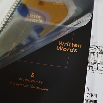 屿鱼文创小熊手写体练字本钢笔字帖男女生字体漂亮学生正楷行书 第一版字帖+100张临摹纸