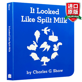 英文原版 看上去像打翻了的牛奶 It Looked Like Spilt Milk 张湘君推荐纸板书