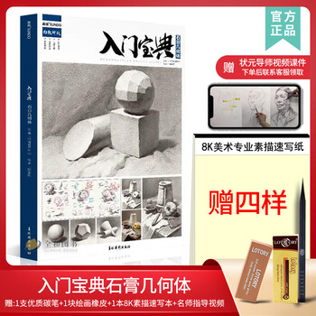 入门宝典石膏几何体2021尚读陈紫阳基础单体组合素描几何形体静物结构对应完整稿步骤临摹范本美术素材高