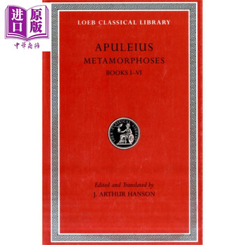 阿普列尤斯 金驴记 洛布古典丛书 原文拉英对照版 Metamorphoses 英文原版 Apuleius 哲学 文学