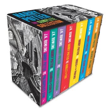 哈利波特1-7套装全集 英版成人封面版 英文进口原版 /Harry Potter Boxed Set: The Complete Collection (Adult Paperback)