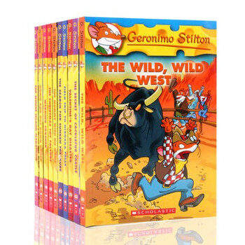 老鼠记者套装(21-30) 10册英文原版 Geronimo Stilton经典儿童小说 章节书