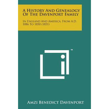 A History and Genealogy of the Davenport Family