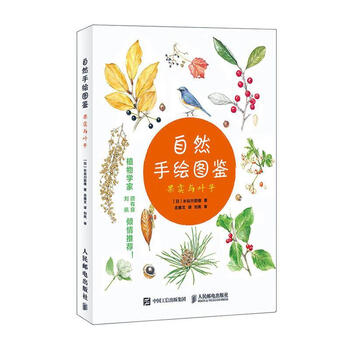 自然手绘图鉴:果实与叶子 ［日］长谷川哲雄 科普读物 9787115504791