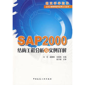 正版！SAP2000结构工程分析及实例详解