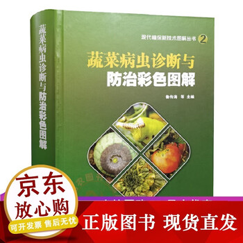 k正版 蔬菜病虫诊断与防治彩色图解 鲁传涛主编 蔬菜病虫害防治彩色图鉴图谱现代植保新技术图鉴丛书 中