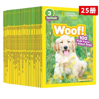 三阶段25册 美国国家地理分级阅读 National Geographic Kids Readers L3 英文原版 百科动物系列 儿童分级读物动物自然百科 儿童分级阅读 科普百科 英文原版