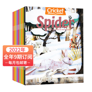 美国国家地理杂志儿童版National Geographic Kids 打包\\\/订阅  NGK 少儿版科普百科6-14岁英语期刊  22年 蟋蟀杂志spider2022年全年订阅