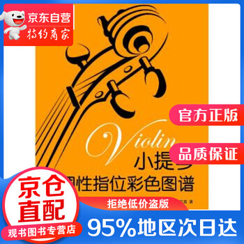 【正版图书】小提琴调性指位彩色图谱 宋汉鑫 湖南文艺出版社