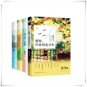 【现货正版】全套4册林清玄启悟人生系列+愿你 归来仍是少年放下即幸福/感悟心灵/在生命的最深处善待自己/彩插图升级版书籍