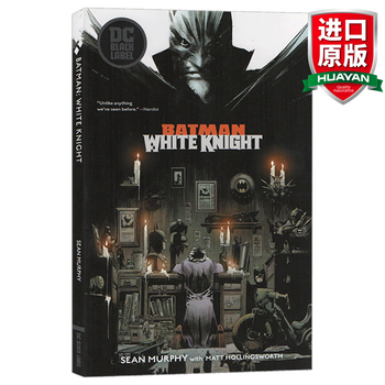 英文原版 蝙蝠侠 白骑士 Batman White Knight DC黑标系列 白骑士 动漫漫画小说