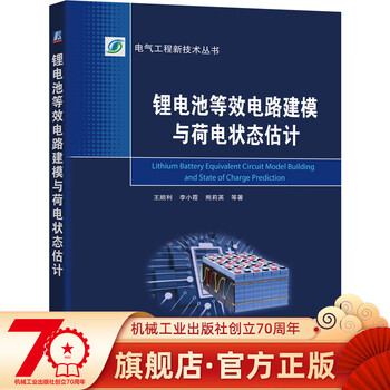 官网正版 锂电池等效电路建模与荷电状态估计 王顺利 李小霞 熊莉英 技术要求 等效建模 参数辨识