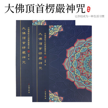 楞严咒经书抄经本楞严经手抄本经文临摹硬笔佛经字帖结缘复古 6本楞严咒
