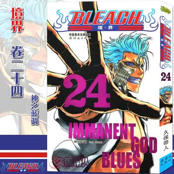  境界 死神24漫画 第24册 神之蓝调漫画 久保带人著 日本经典动漫漫画畅销图书籍 中少