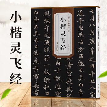 正版 钟绍京唐小楷灵飞经 历代碑帖精粹 简体旁注 小楷楷书碑帖毛笔古帖钢笔硬笔字帖 安徽美术出版社