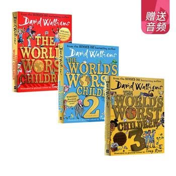 英文原版 The World'S Worst Children 大卫威廉姆斯幽默小说 小学课外阅读彩绘版 David Walliams . 梦想童趣城