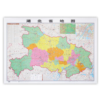 2021年 湖北省地图 贴图1.1米大图送小红旗 分省区域城市地图