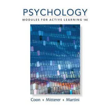 Psychology: Modules for Active Learning