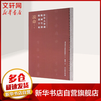 清华大学藏战国竹简精选字帖 说命 上、中 清华大学出土文献研究与保护中心 文物出版社有限公司