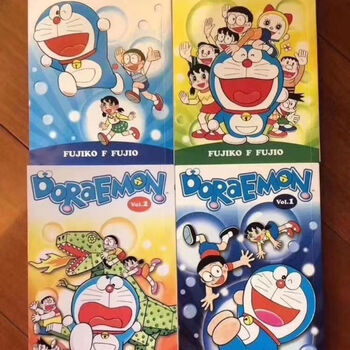 4册 6册 叮当猫英文版漫画 机器猫英文漫画 Doraemon 不接急单 4册