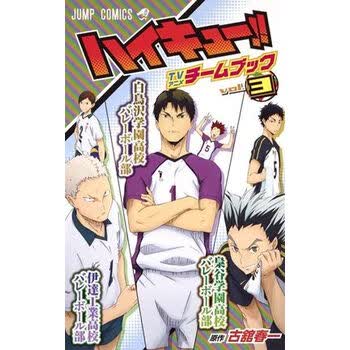 烏野高校排球部排球少年 角色公式书 3ハイキュー!! TVアニメチームブック vo3 日本进口 正版