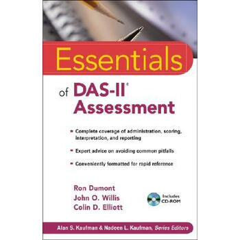 Essentials of Das-II Assessment [With CDROM]