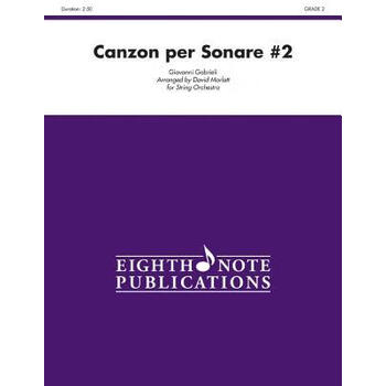 Canzon Per Sonare #2: Conductor Score & Parts