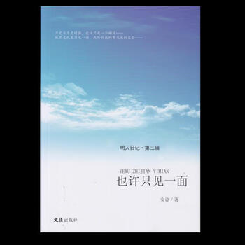 也许只见一面 安谅 小说 9787549626793