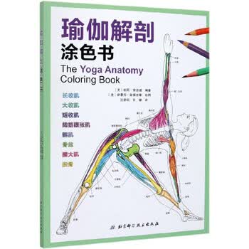 瑜伽解剖涂色书