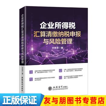 【现货】2022年版 企业所得税汇算清缴纳税申报与风险管理    于芳芳 企业所得税汇算清缴纳税申报与风险管理